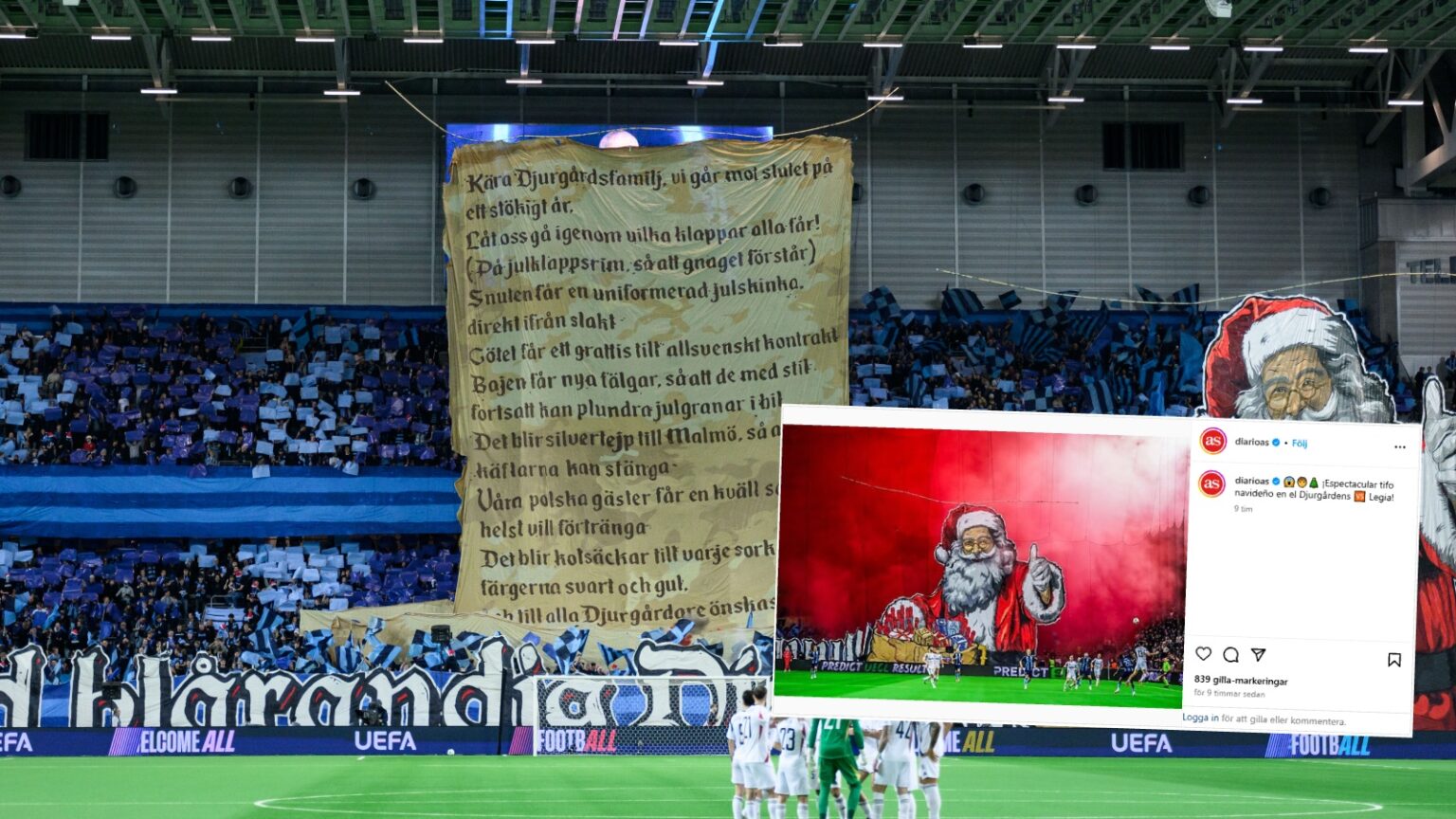 Dif:s jultifo uppmärksammat internationellt - FotbollDirekt