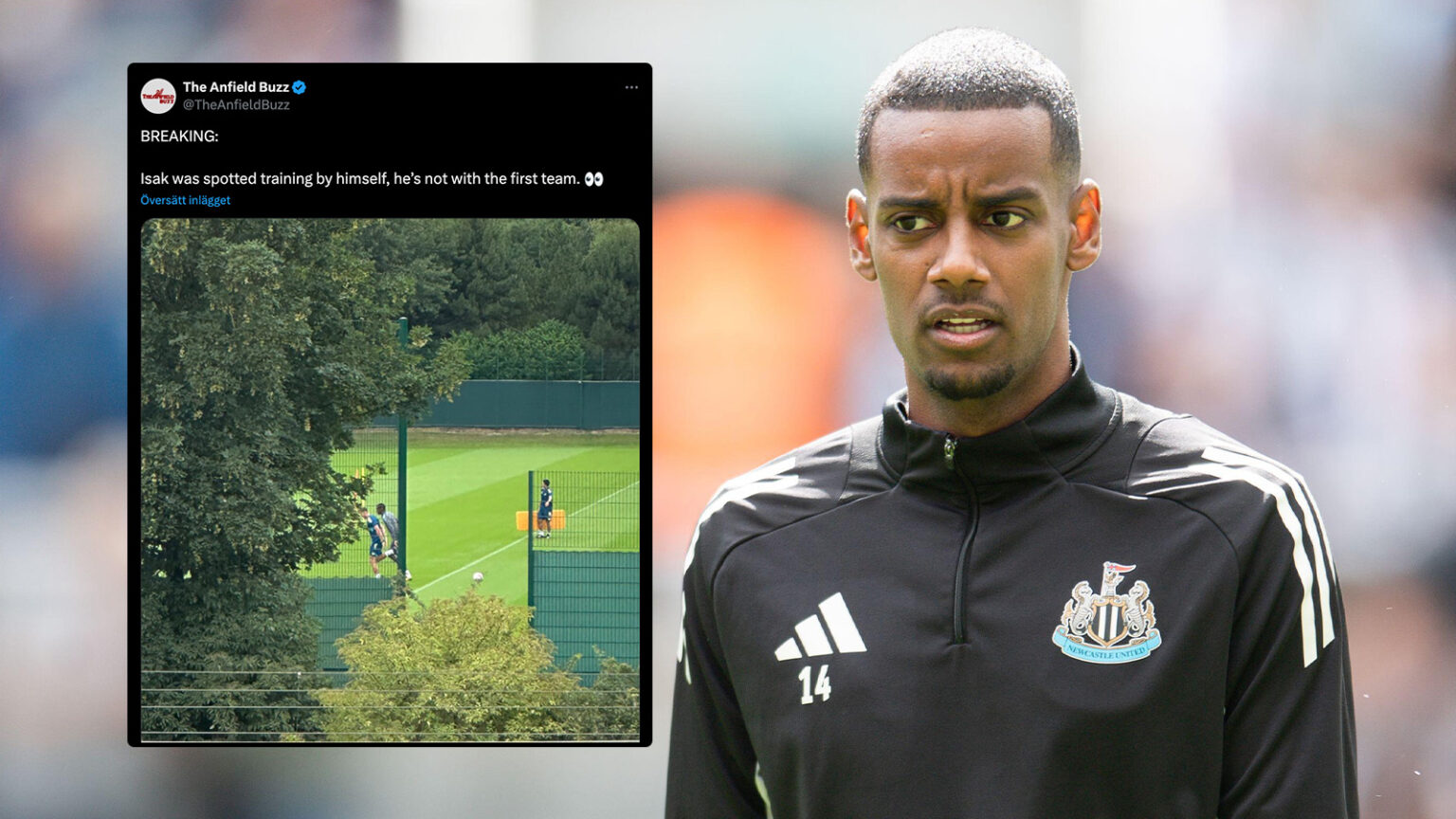 Isak syntes träna på egen hand: "Försiktighetsåtgärd" - FotbollDirekt