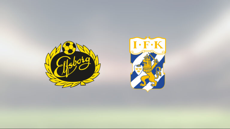 Elfsborg vann med 4–3 mot IFK Göteborg
