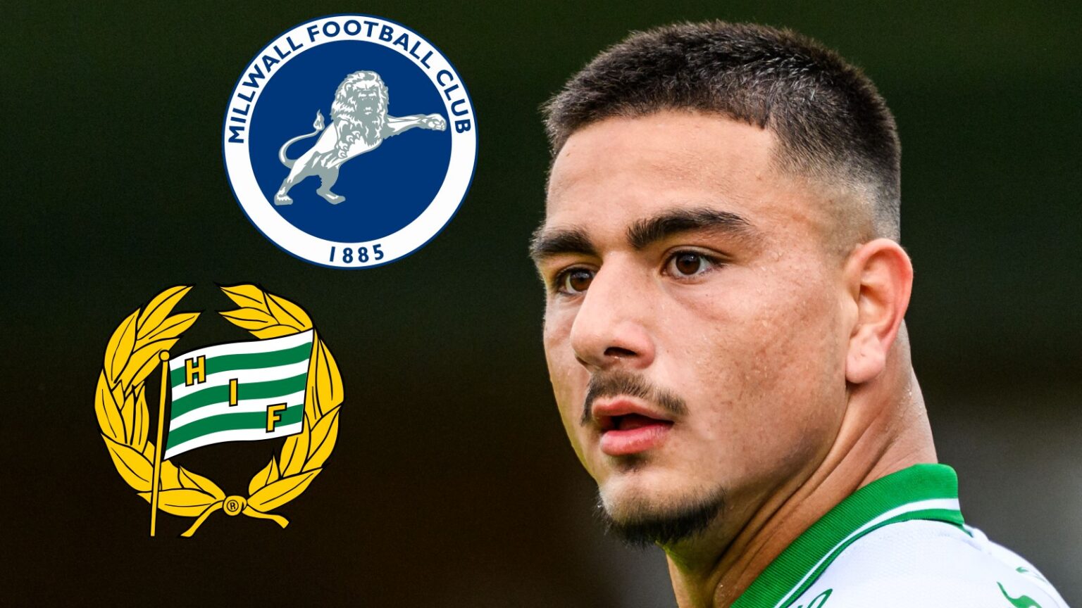 AVSLÖJAR: Jusef Erabi nära Millwall