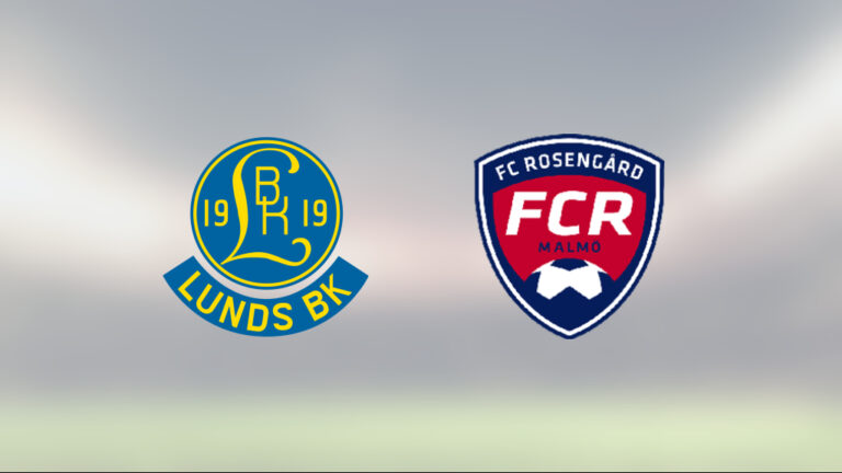 Rasmus Wendt målskytt när Lunds BK sänkte Rosengård - FotbollDirekt