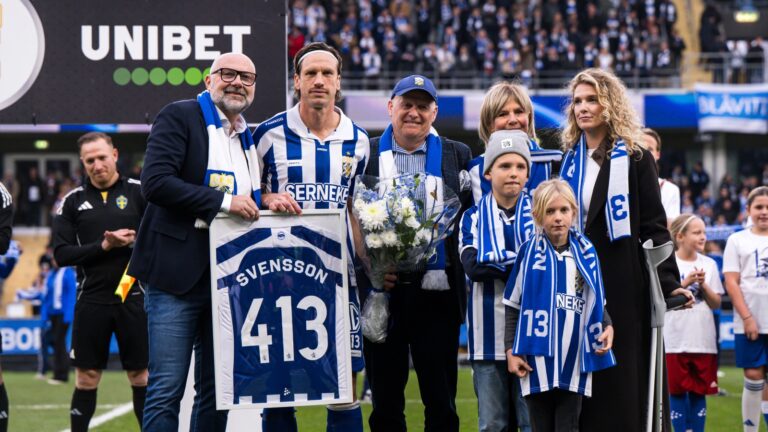 Gustav Svensson hyllad inför sista matchen - FotbollDirekt