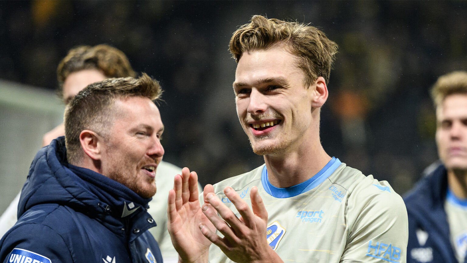 Bleon Kurtulus efter Halmstads BK:s bortaseger mot AIK