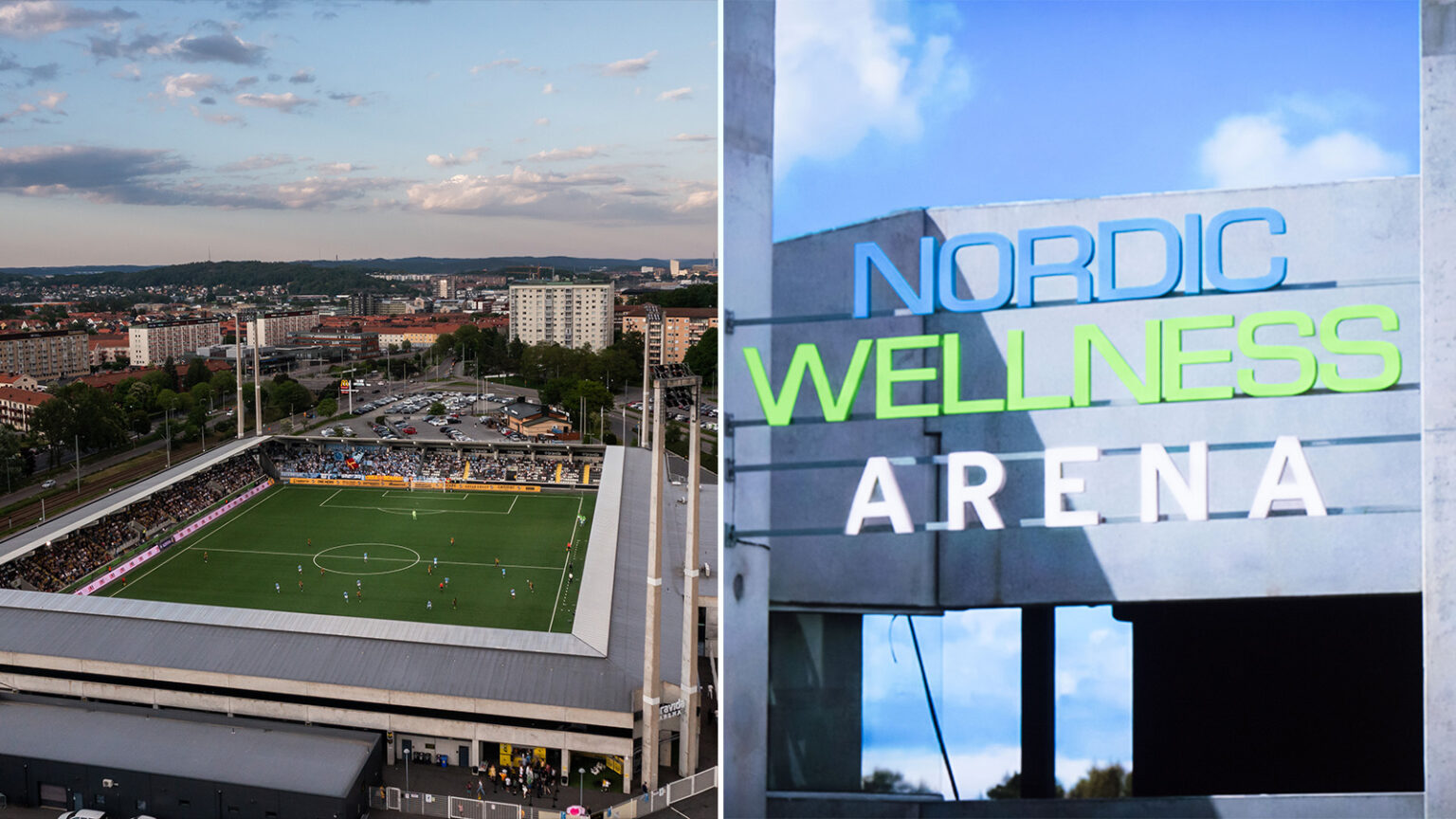 Bravida arena byter namn – blir Nordic Wellness arena - FotbollDirekt