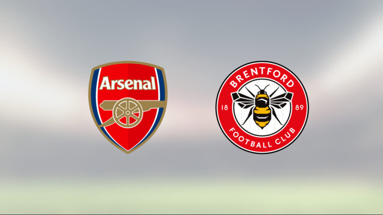 Seger för Arsenal mot Brentford