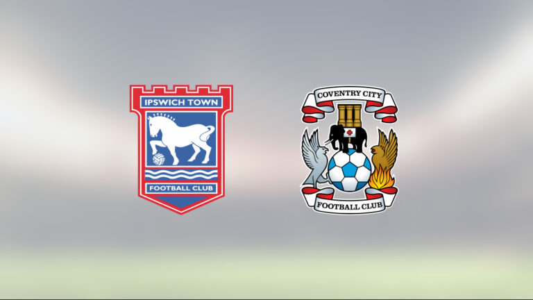 Ipswich vann med 3–0 i Championship