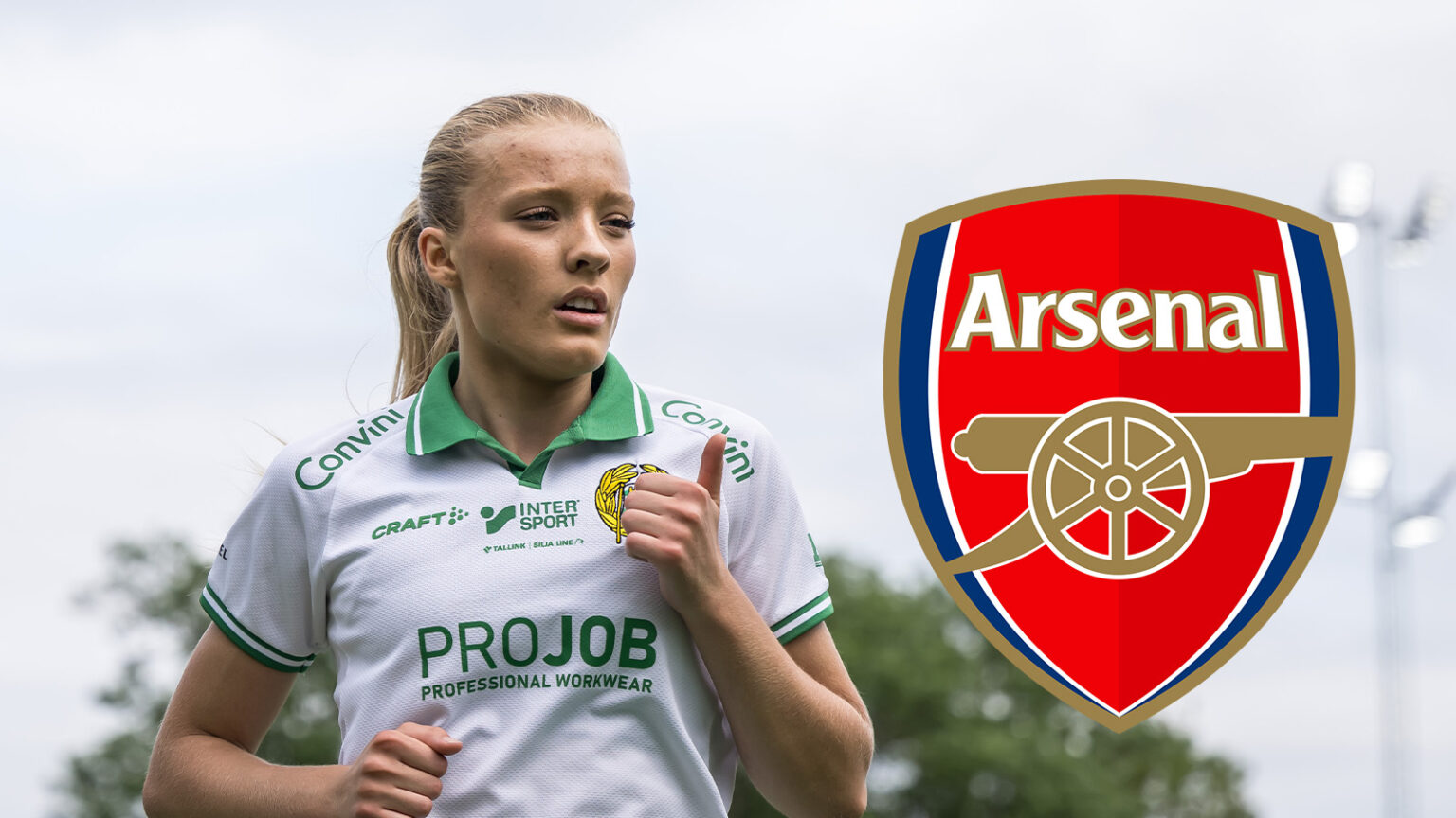 Klart: Hammarby säljer Smilla Holmberg till Arsenal - FotbollDirekt